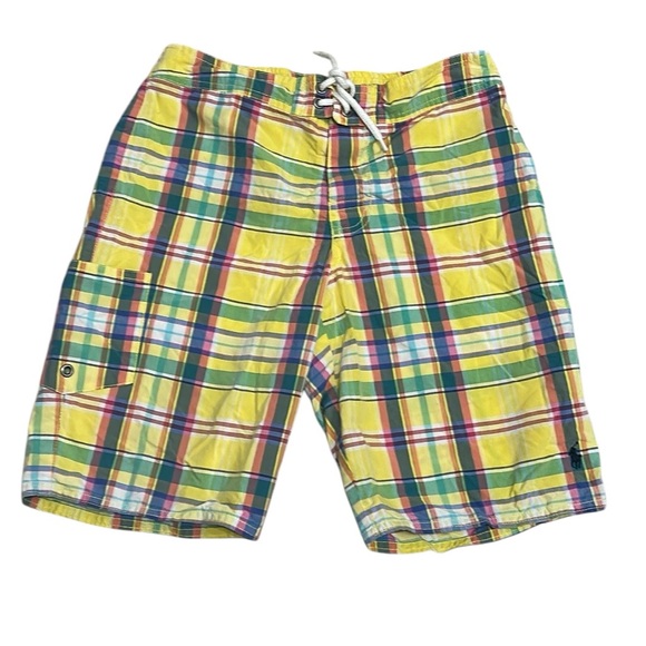 Polo Ralph Lauren | Swim | Polo Ralph Lauren Boys Plaid Swim Shorts ...